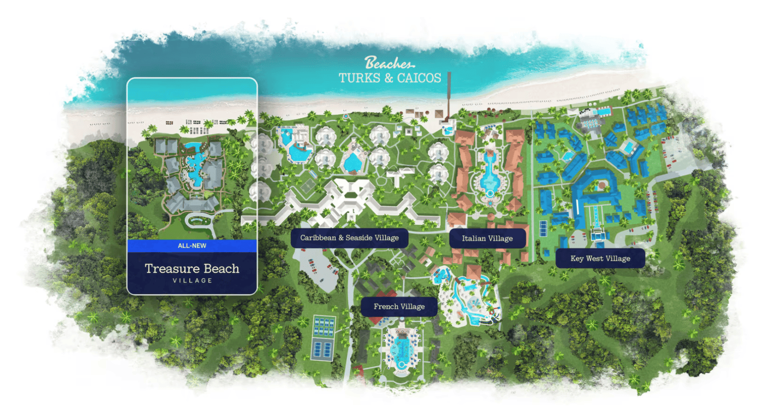A look at Treasure Beach Village at Beaches Turks and Caicos